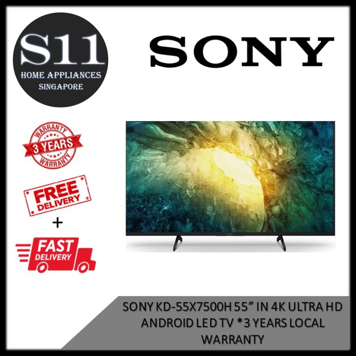 SONY KD-55X7500H 55 IN 4K ULTRA HD ANDROID LED TV * 3 YEARS LOCAL ...