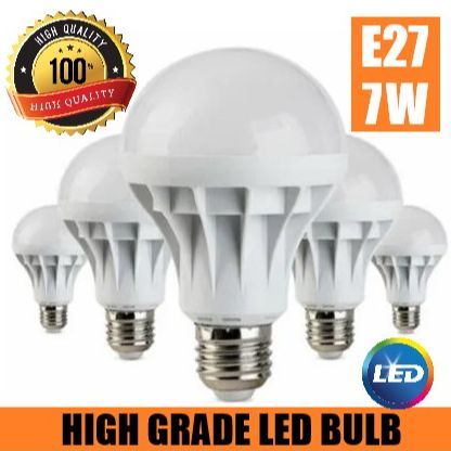 READY STOCK LED Bulb 7W E27 LED Mentol 灯泡, Daylight / 6500-7000K | Lazada