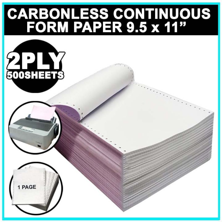 Printing Paper Pallet FirstZi 9-1/2 X 11 Inches NCR Continuous Feed ...