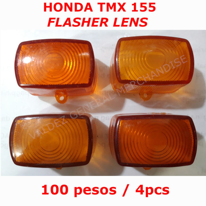 Honda TMX 155, Replacement Flasher Lens, "ORANGE" 4pcs for 100pesos ...