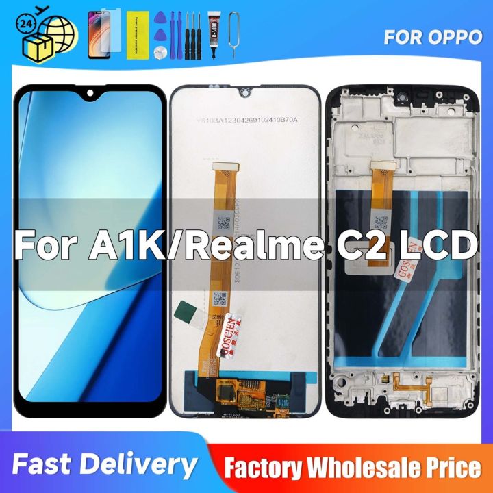 LCD For OPPO A1K / Realme C2 Display Touch Screen Digitizer Assembly ...