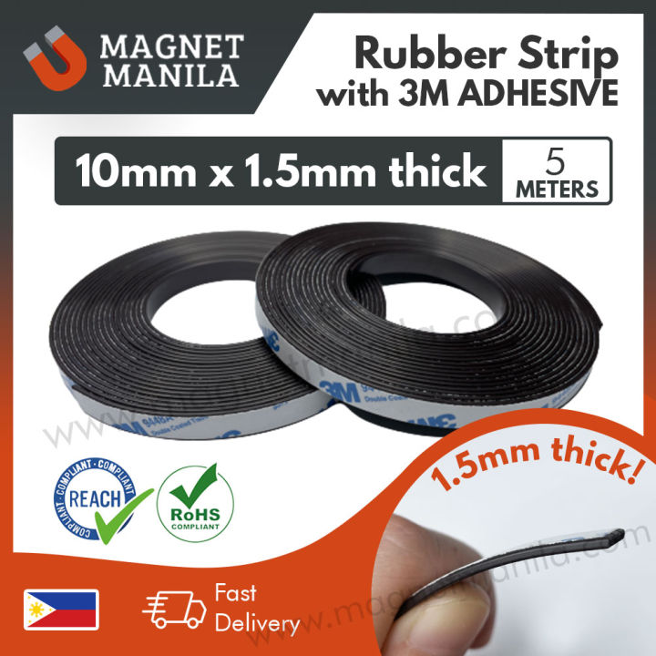 5 meters 10mm x 1.5mm with adhesive Magnet for Souvenirs, Whiteboard ...