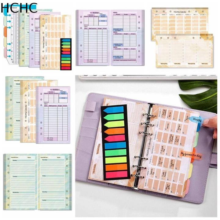 HCHC Budget Sheet Notebook Refill Money Organizer Weekly Monthly Loose ...