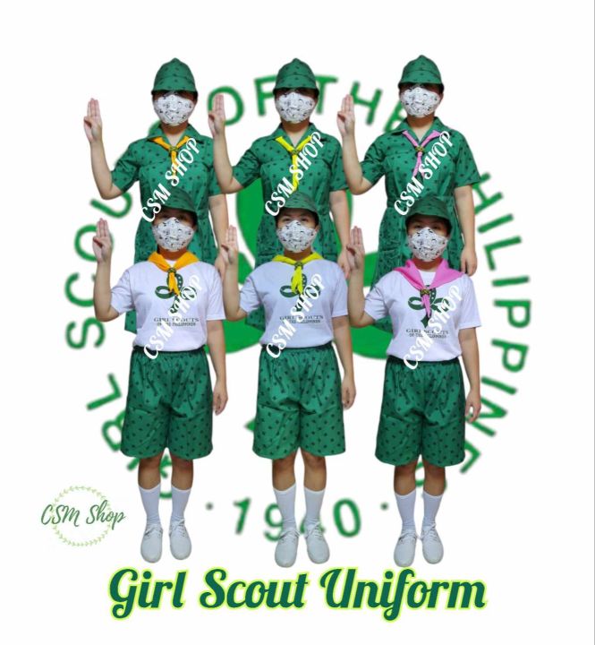 [School Uniform] Girl Scout Dress Set for Kids and Teens [GSP Uniform ...