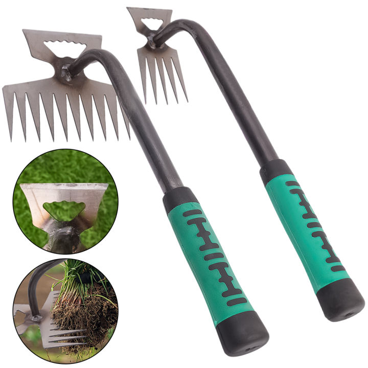 Stainless Steel Garden Weeders Grass Root Loosening Manual Weeding ...
