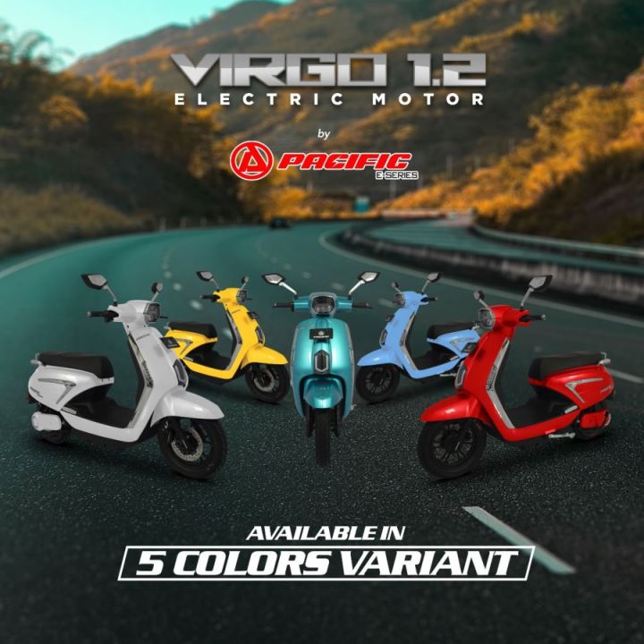 SEPEDA MOTOR LISTRIK VESPA PACIFIC VIRGO 1.2 E-BIKE ELECTRIC BIKE | Lazada Indonesia