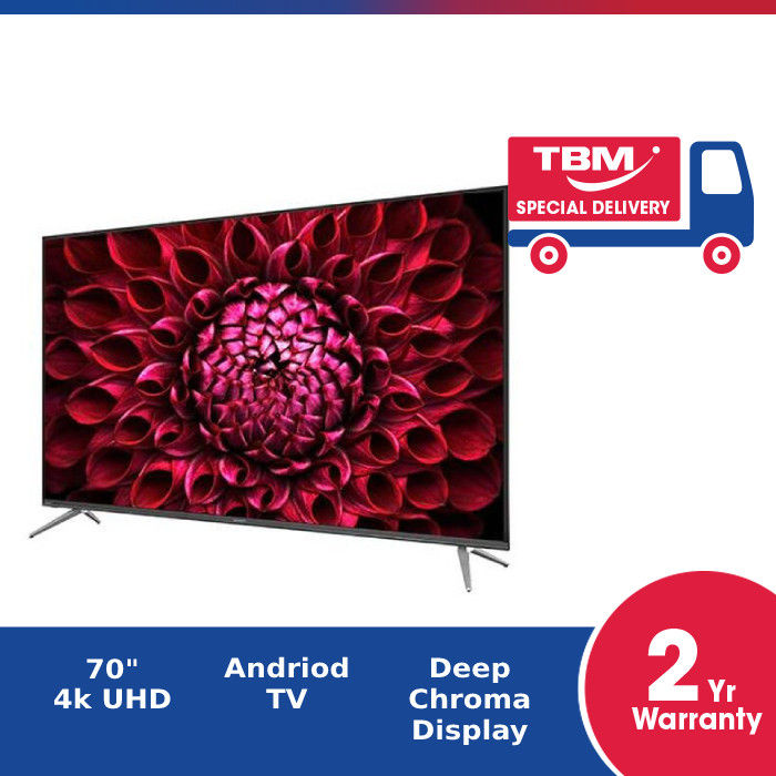[TBM Delivery Klang Valley Only] Sharp 4TC70DL1X 70" 4K HDR Android TV ...
