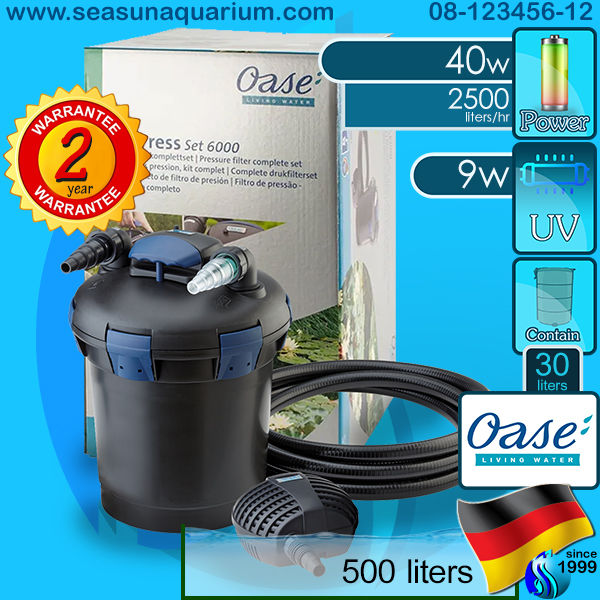 Oase BioPress set 4000 / 6000 / 10000 เครื่องกรองนอก แบบแรงดัน สำหรับ ...