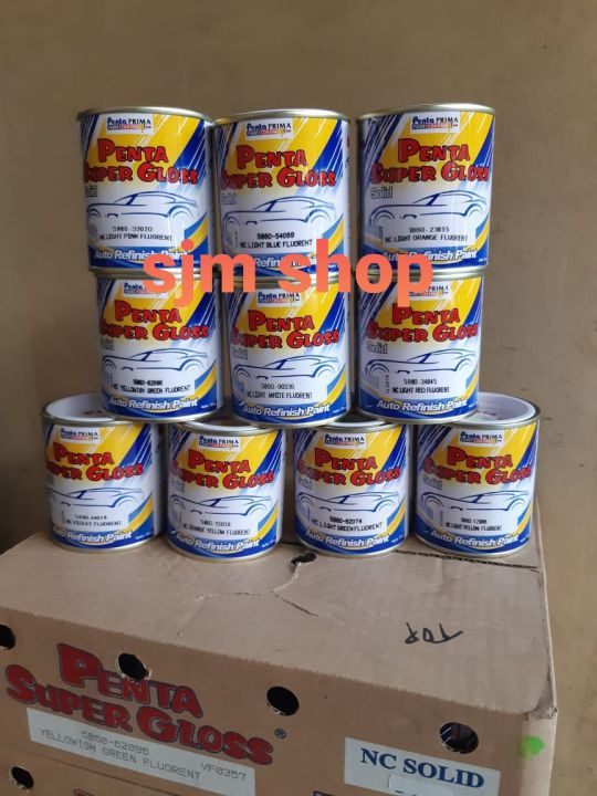 Cat Duco Nc Penta Fluorent Stabilo 200gram cat penta stabilo kuning ...