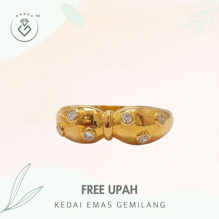 [Kedai Emas Gemilang] 2001165 {YS} Diamond Gold Ring(13)(3.98G)[850 ...