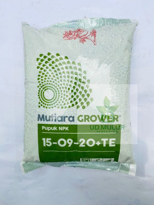 Pupuk NPK MUTIARA GROWER 15 09 20 TE dari Meroke tetap jaya | Lazada ...