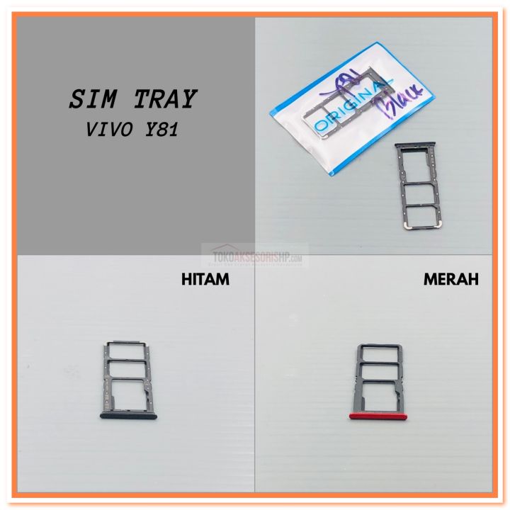 SIM TRAY VIVO Y81 SIM LOCK / TEMPAT SIM CARD / SLOT KARTU VIVO Y81 ...