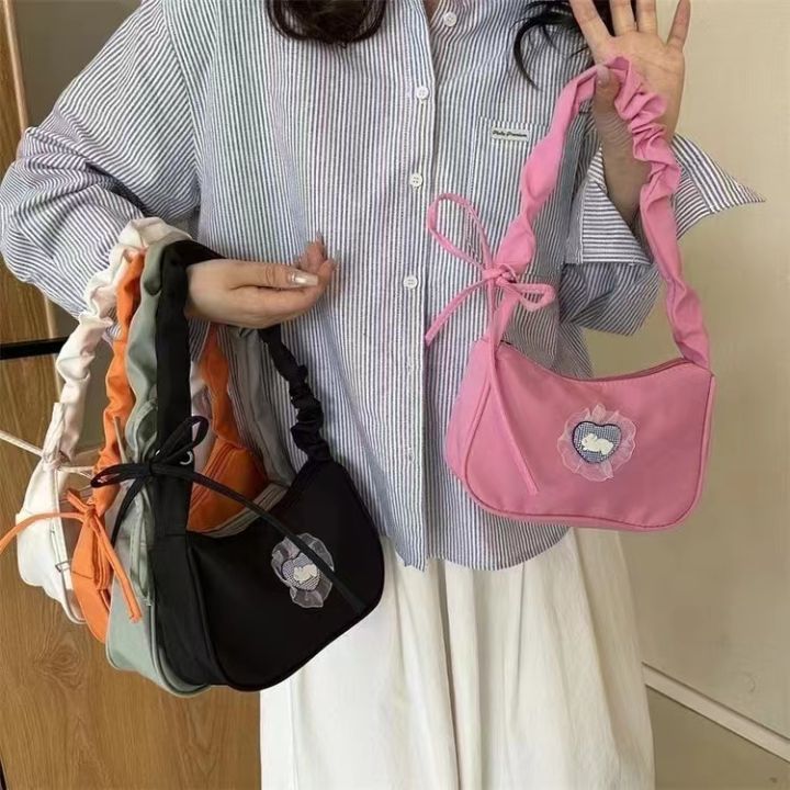 (HB-813) กระเป๋าถือ สะพายไหล่ แบบหูรูด แฟชั่น | Lazada.co.th