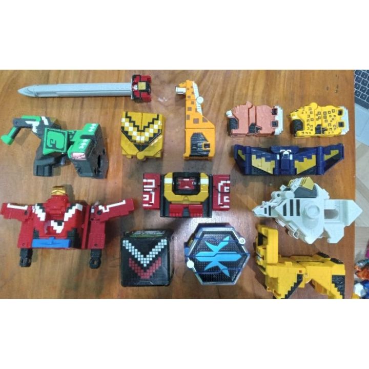 [legit] Sentai Robot and Accessories cubes Power Ranger preloved ...