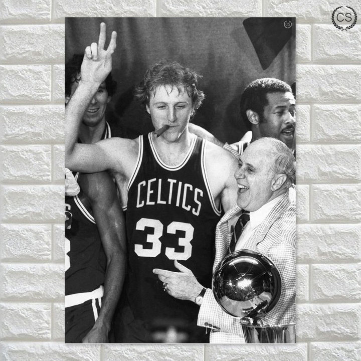 Larry Bird NBA Legend HD Poster Print A3 size (12x17in) by Creative ...