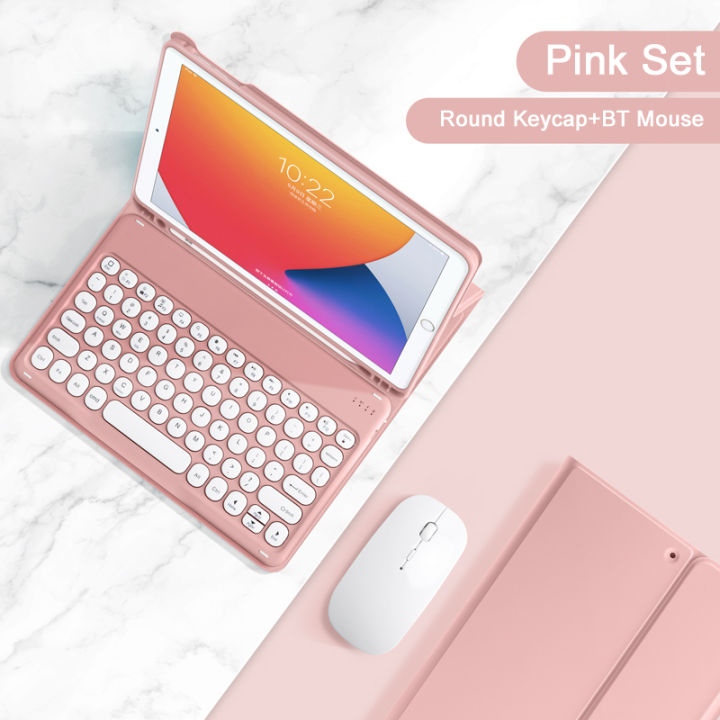 Detachable Wireless Bluetooth Keyboard Mouse Case For Samsung Galaxy