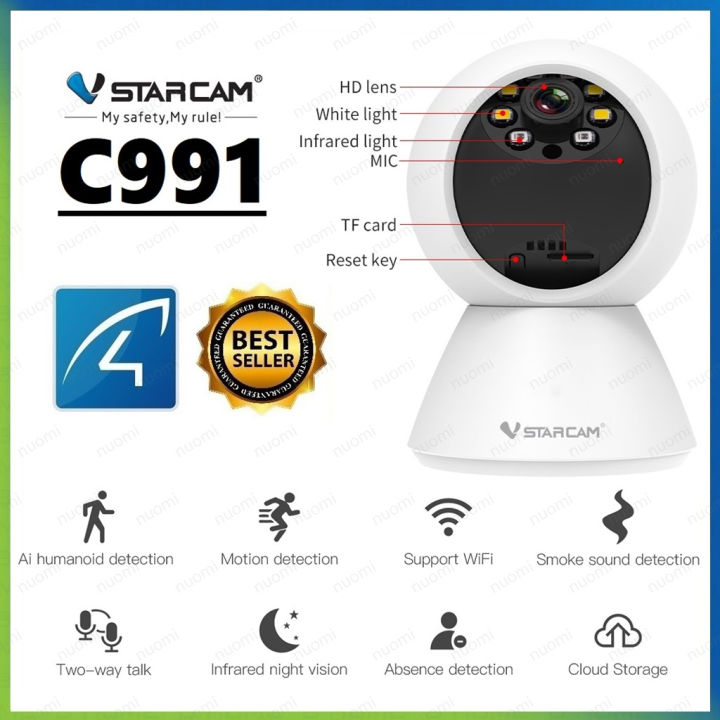 VSTARCAM C991 3MP / C994 5MP SUPER HD 1296p 5GHz Dual-Band WiFi Camera กล้องวงจรปิดไร้สาย กล้อง ...