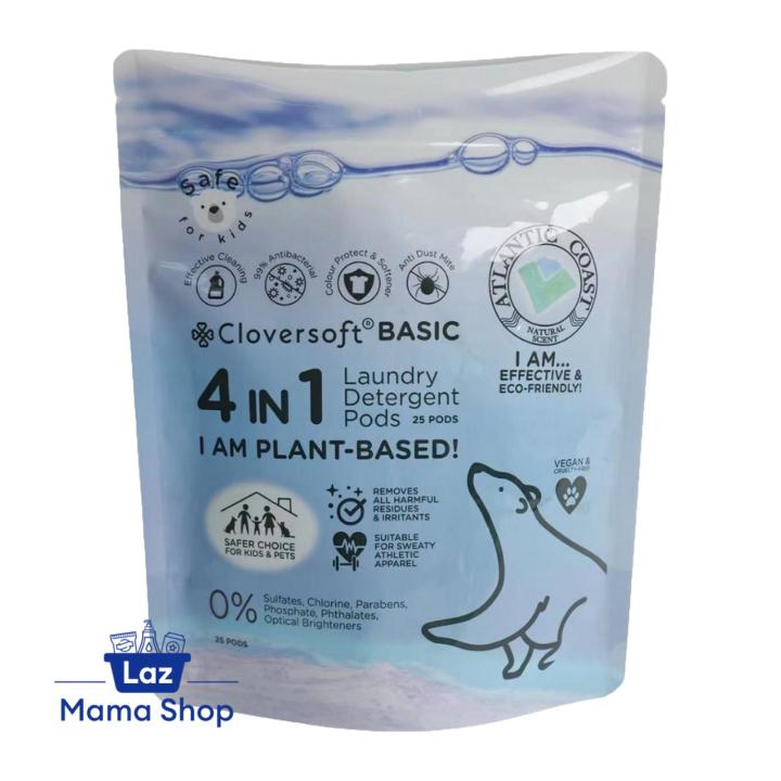 Cloversoft 4 in 1 Anti Dust Mite Basic Laundry Capsule (Atlantic Coast ...