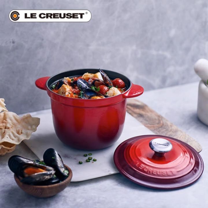 LE CREUSET 18cm Enamelled Cast Iron Nourishing Cooker Multifunctional ...