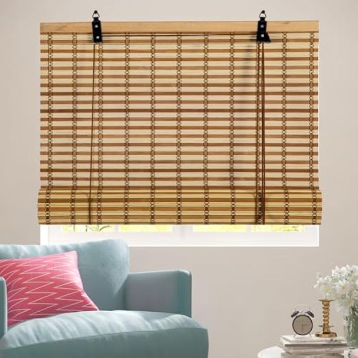 Bamboo Wooden Roll Up Blinds native bamboo | Lazada PH