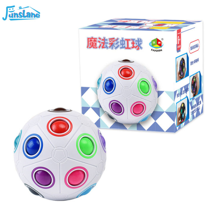FunsLane ของเล่นปริศนาคูโบความเร็ว20ลูกบอลมีรูลูกบาศก์มายากลลูกบอล ...