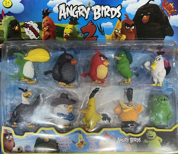 angry bird 10in1 figurine toys | Lazada PH