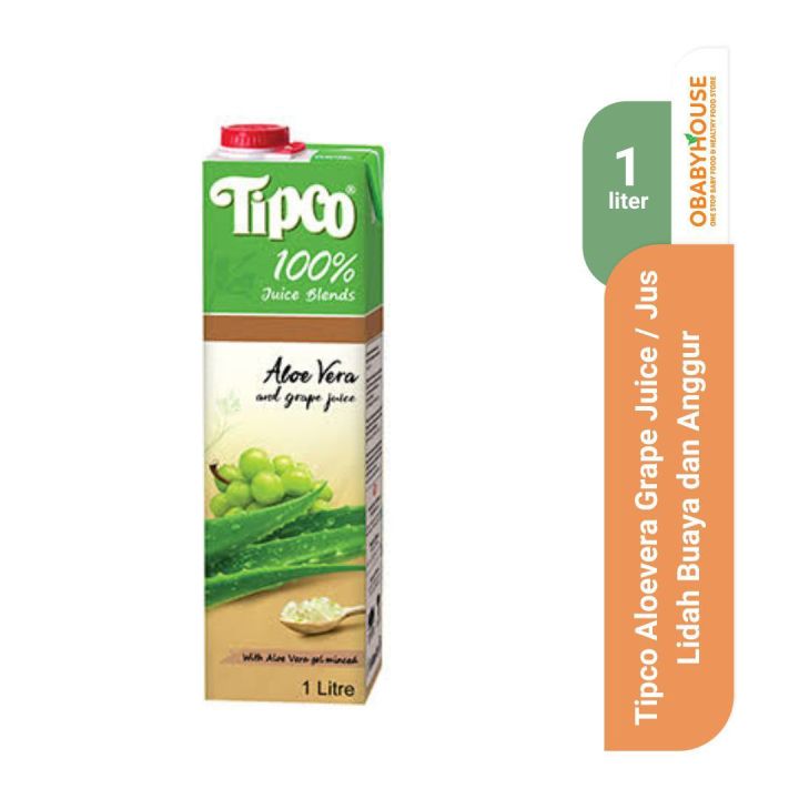 Tipco Aloevera Grape Juice 1L / Jus Lidah Buaya dan Anggur | Lazada Indonesia