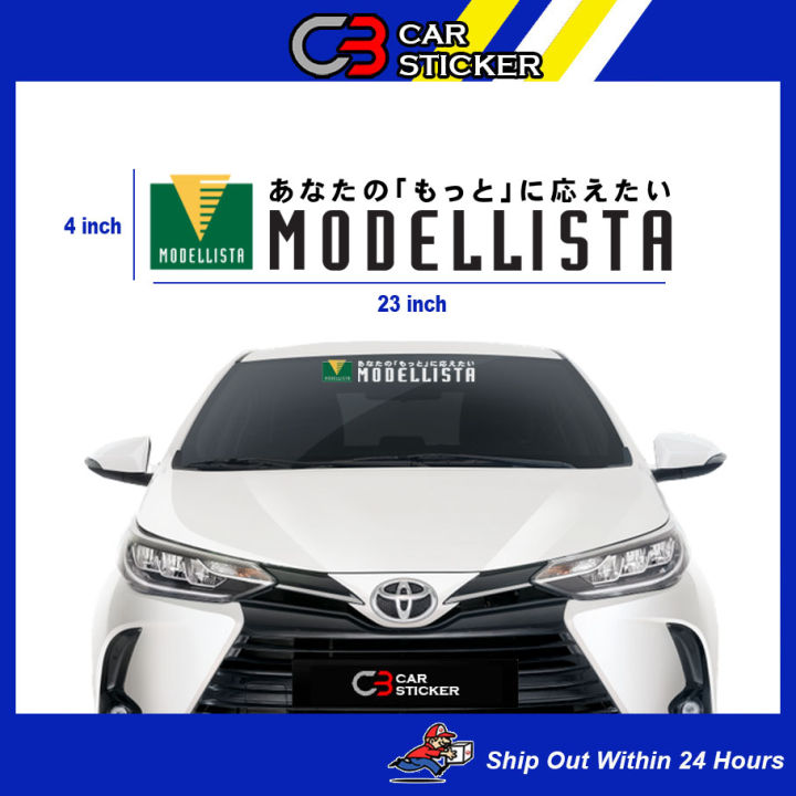 Modellista japanese Car Sticker / cs768 | Lazada
