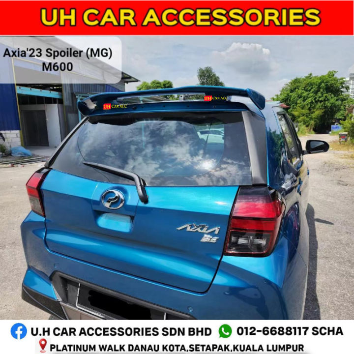 PERODUA AXIA 2023 2024 MUGEN SPOILER NO PAINT | Lazada