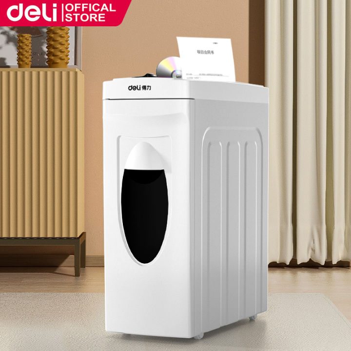 Deli 11L Automatic Paper Shredder Machine Heavy Duty 4 Lever Large ...