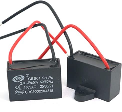 CBB61 50/60Hz 450VAC 2UF CAPACITOR (2 PCS/PACK) | Lazada Singapore