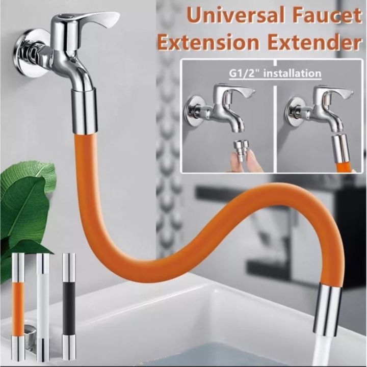 Faucet Extender Pipe Universal Foaming Extension Tube Kitchen 360 ...