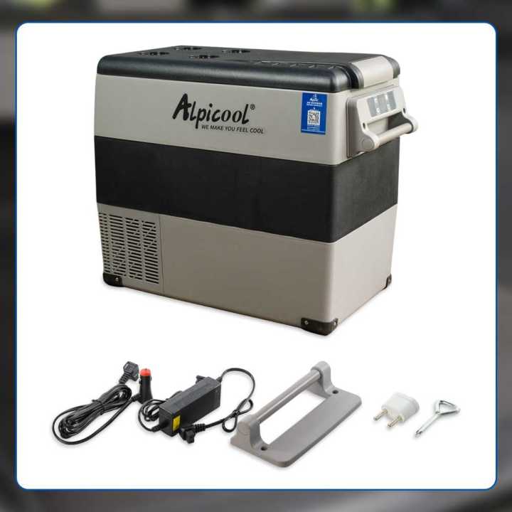 Alpicool Kulkas Portable Mobil Mini Fridge Freezer 54.8L - CF55 ...