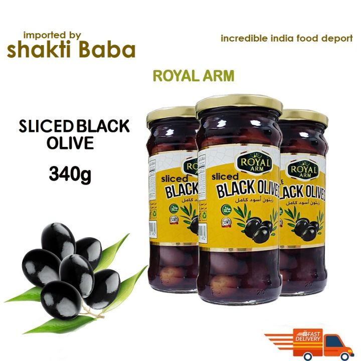 Royal Arm Sliced Black Olives 340g | Lazada PH