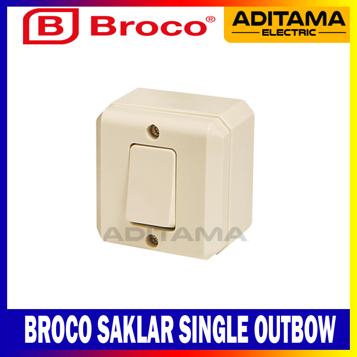 BROCO SAKLAR SINGLE OUTBOW/ SAKLAR TUNGGAL OB BROCO | Lazada Indonesia