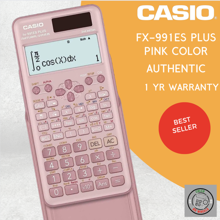 CASIO FX991ES free Caltech PLUS PINK SCIENTIFIC CALCULATOR | Lazada PH