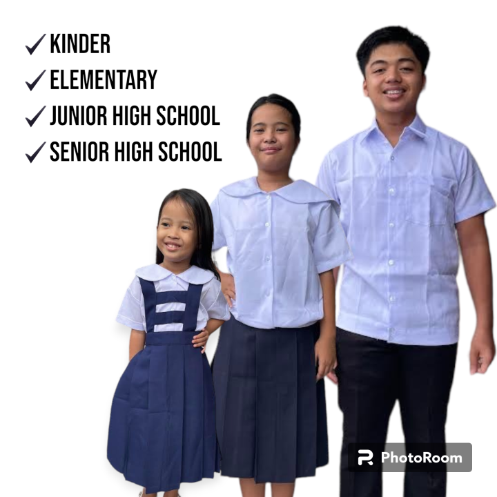 SCHOOL UNIFORM BLOUSE AND SKIRT FOR GIRLS - TEENS | Lazada PH