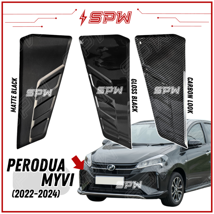 Perodua Myvi (2022-2024) G3 Facelift Front Bumper Trim Garnish Foglamp ...