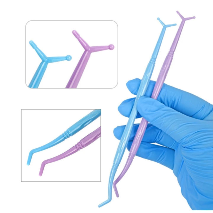 2Pcs/Bag Dental Plugger Filling Kit Composite Resin Spatula Filler ...