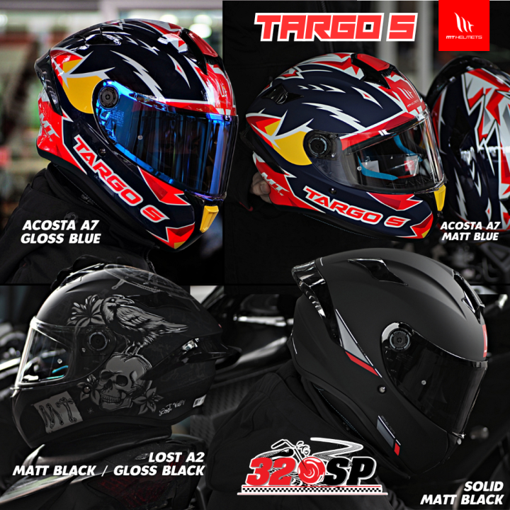 หมวกกันน็อค MT TARGO S ปี 2024 NEW !!320SP | Lazada.co.th