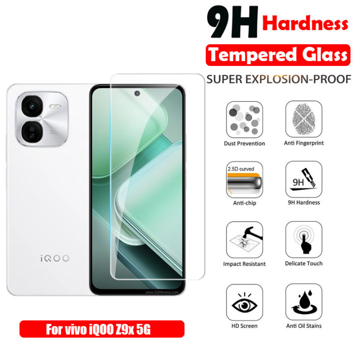 vivo iQOO Z9x Z9 Z10 Turbo Pro 5G Screen Protector Clear Tempered Glass Film Anti-Scratch Anti ...