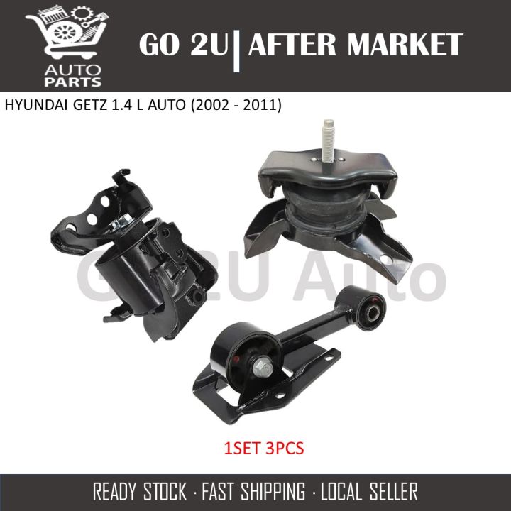 ENGINE MOUNTING 1SET 3PCS !!! - HYUNDAI GETZ 1.4 L AUTO (2002 - 2011 ...