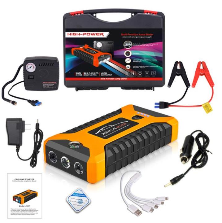 【COD】99800mAh Portable Car Jump Starter Pack Booster Charger Battery ...
