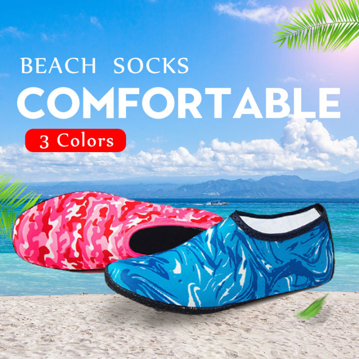 【🇲🇾Stock 】Unisex Beach Water Shoes Swimming Socks Beach Socks Diving ...