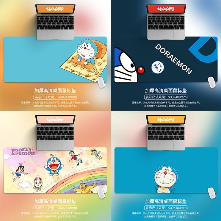 Doraemon mouse pad oversized office computer keyboard desk pad girl ...