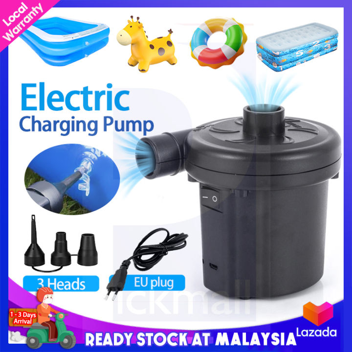 【Local Delivery】Portable Electric Pump Automatic Inflated Air Pump ...