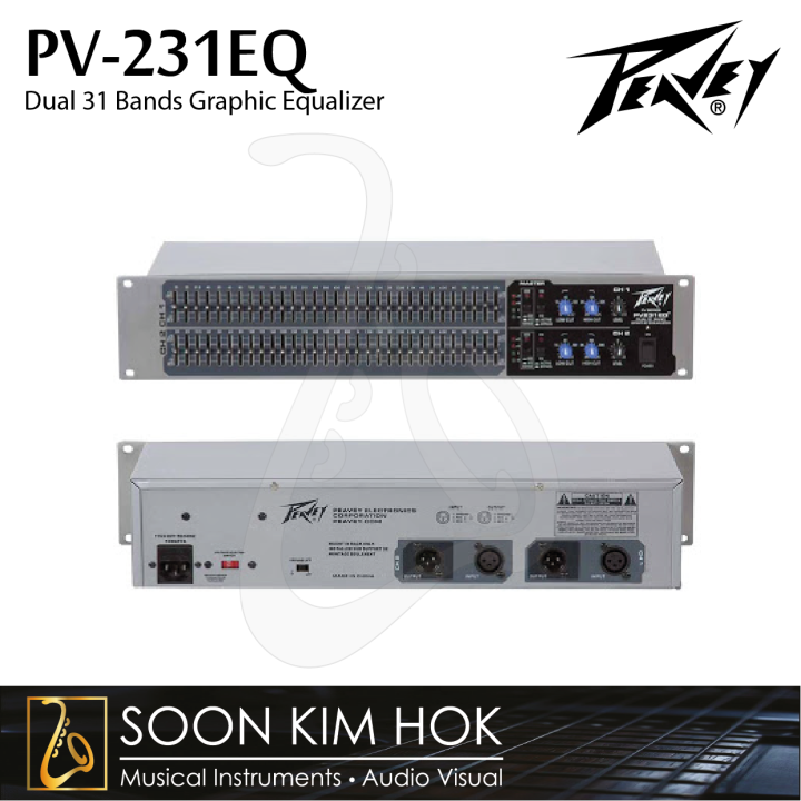 PEAVEY PV-231EQ Dual 31 Bands Graphic Equalizer (PV231EQ) | Lazada