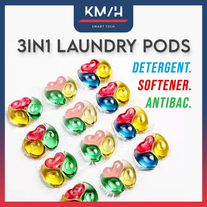 1pc Laundry Pods Liquid Capsules 3in1 Washing Machine Detergent ...