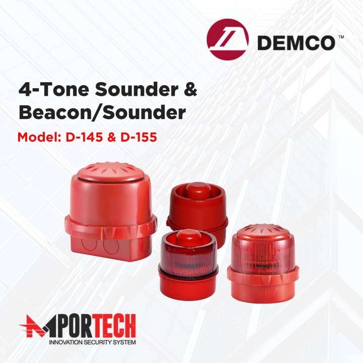 DEMCO 4-Tone Sounder & Beacon/Sounder for Alarm | Lazada PH