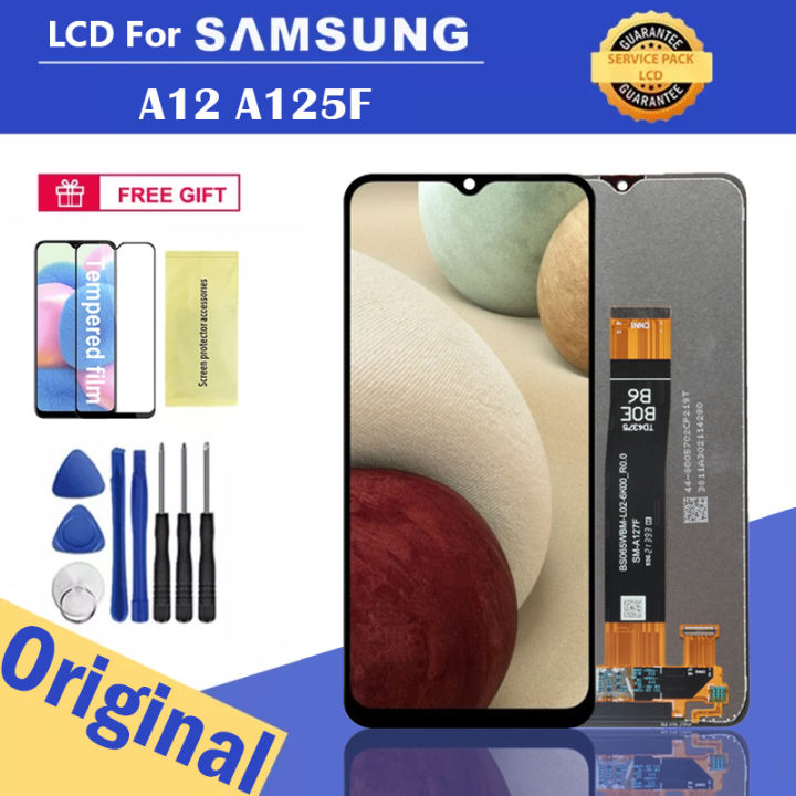 GZRONC Original 6.5'' Display For Samsung Galaxy A12 LCD Display Touch Screen Digitizer ...